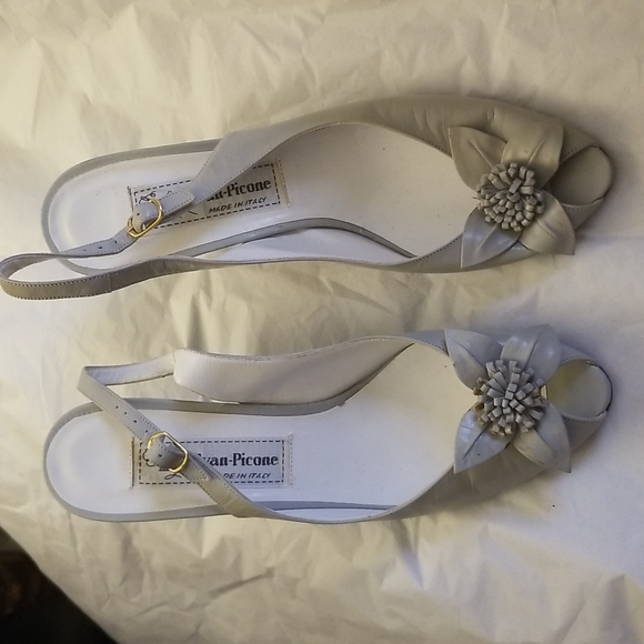 Evan Picone | Shoes | Vintage Evan Picone Floral Slingback Shoes | Poshmark